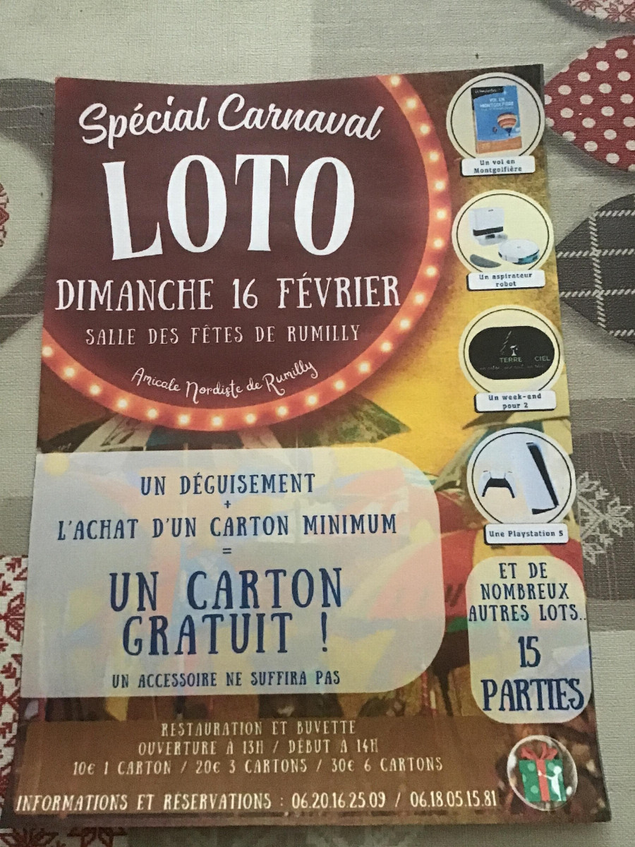 Loto spécial carnaval à Rumilly - Radio FMR